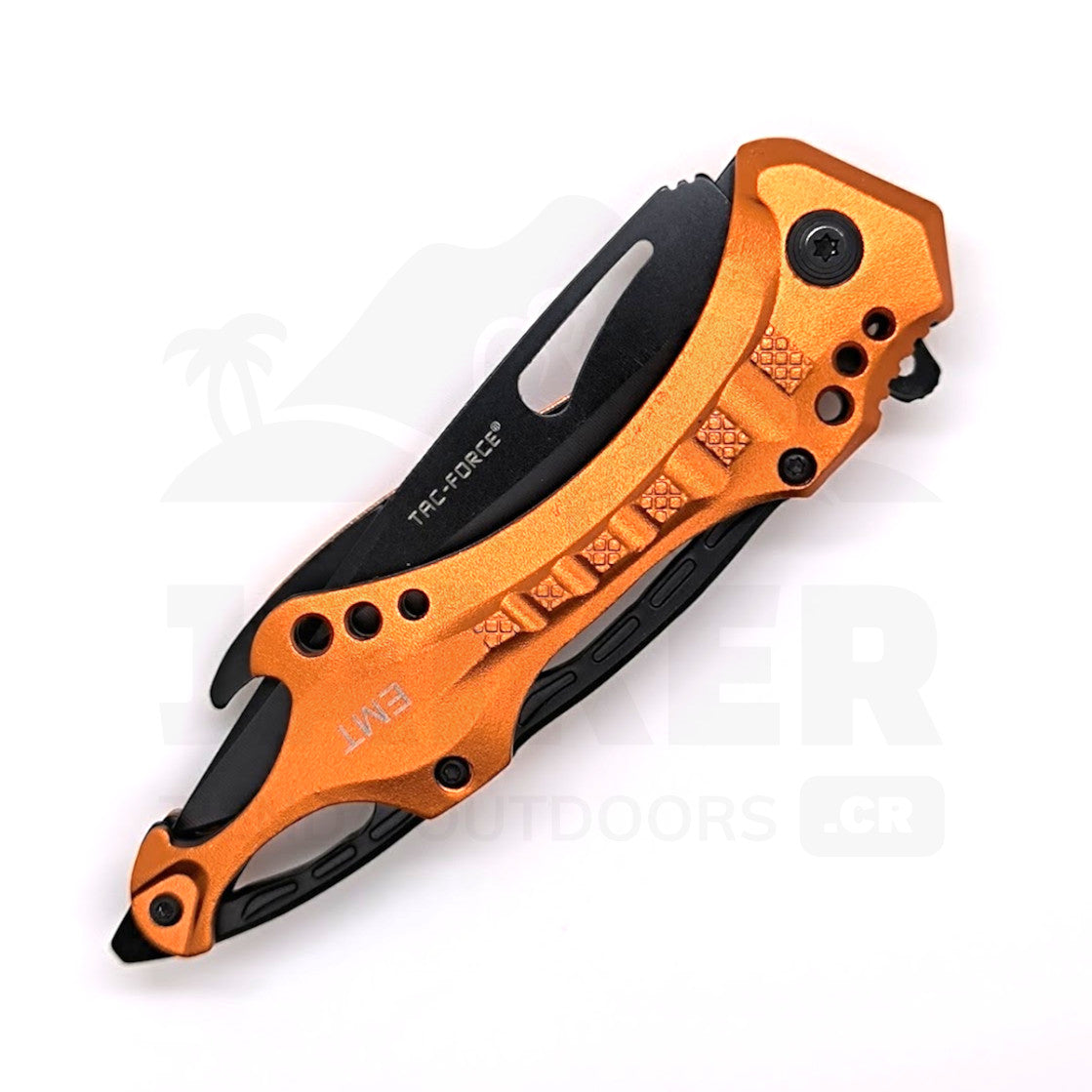 Navaja Táctica TAC-Force Plegable para Rescate con Hoja de Acero 8.2cm ...